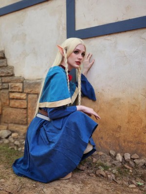 Delicious In Dungeon Marcille Donato Outfit Halloween Cosplay Costume ...