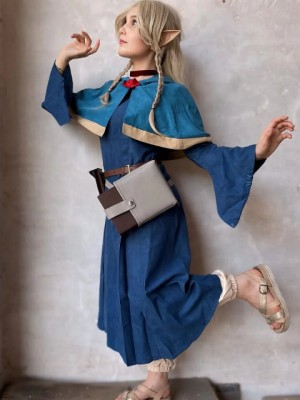 Delicious In Dungeon Marcille Donato Outfit Halloween Cosplay Costume ...