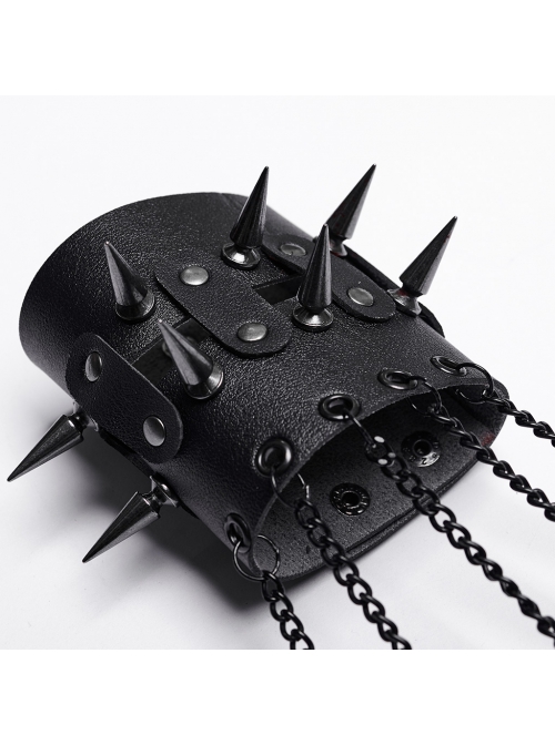 Halloween Personalized Black Faux Leather Spliced Dragon Claw Finger ...