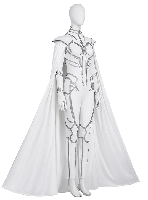 Comics What If Season 2 Hela White Outfit Halloween Cosplay Costume Set ...