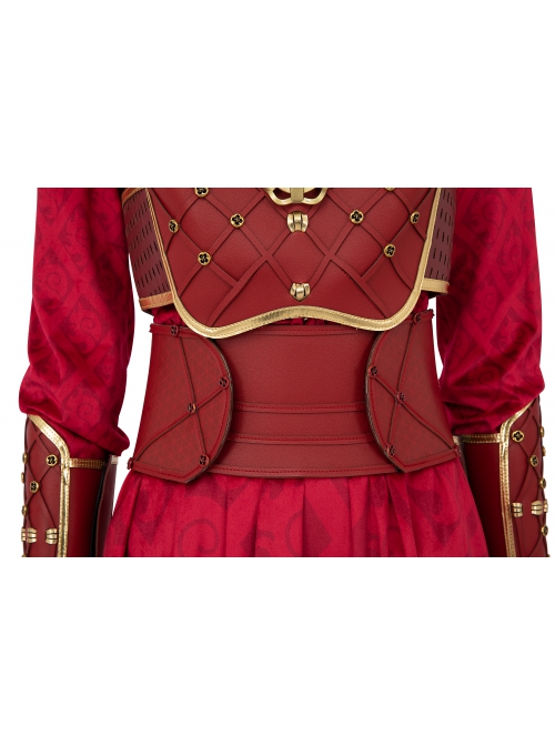 Comics What If Season 2 Hela Red Battle Suit Halloween Cosplay Costume ...