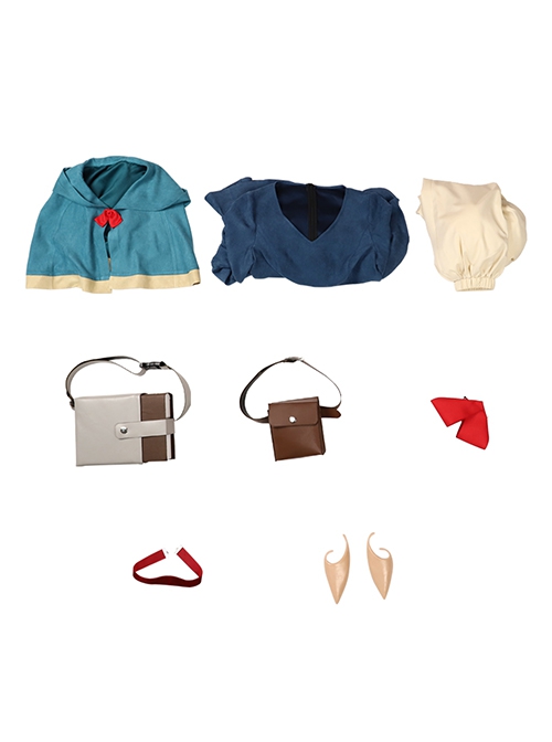 Delicious In Dungeon Marcille Donato Outfit Halloween Cosplay Costume ...