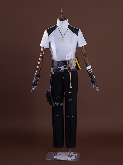 Game Wuthering Waves Male Rover Outfit Halloween Cosplay Costume Full ...
