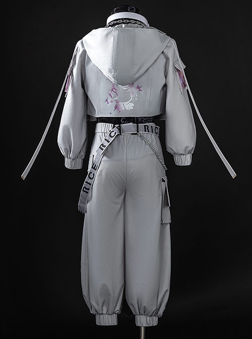 Game Identity V Prisoner Luca Balsa Rice Halloween Cosplay Costume Full Set