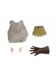 Delicious In Dungeon Canaries Squad Fleki Halloween Cosplay Costume ...