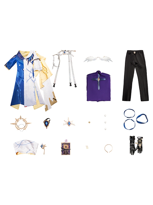 Game Honkai Star Rail Sunday New Outfit Halloween Cosplay Costume Full Set
