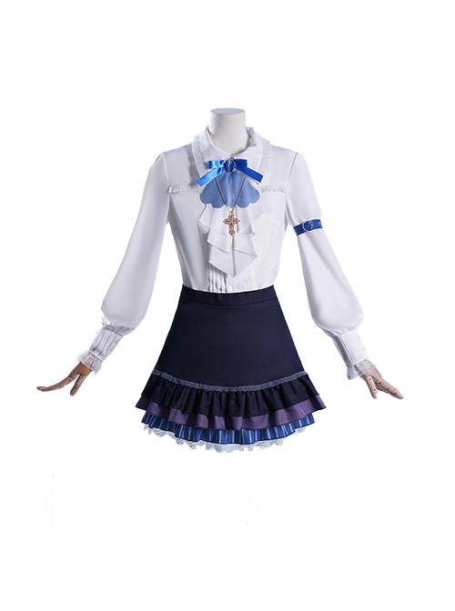 Vtuber Seren Azuma Halloween Formal Dress Outfit Halloween Cosplay ...
