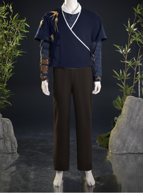 Game Where Winds Meet Jiang Yan Halloween Cosplay Costume Set Without Shoes