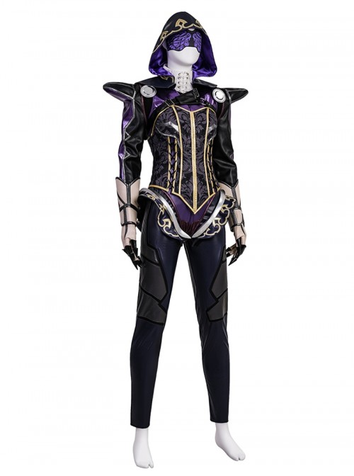 Game Apex Legends Ash Lethal Entanglement Halloween Cosplay Costume Set