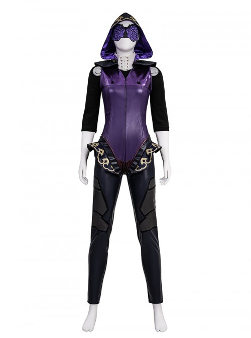 Game Apex Legends Ash Lethal Entanglement Halloween Cosplay Costume Set