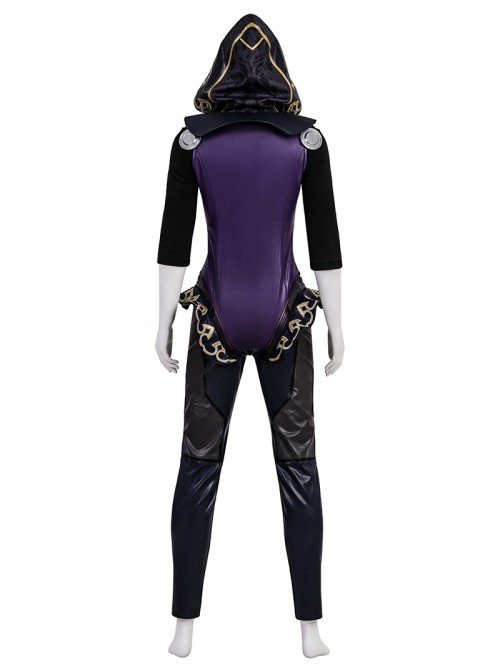 Game Apex Legends Ash Lethal Entanglement Halloween Cosplay Costume Set