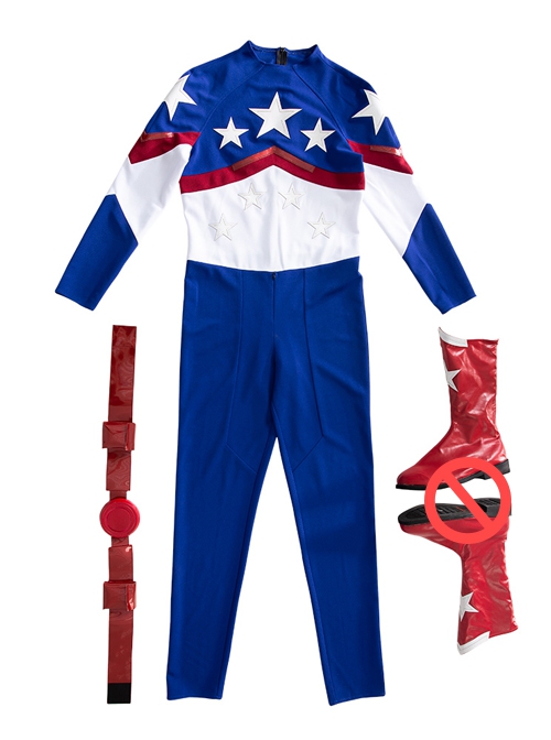 Stargirl Starman Battle Suit Halloween Cosplay Costume Full Set Without ...