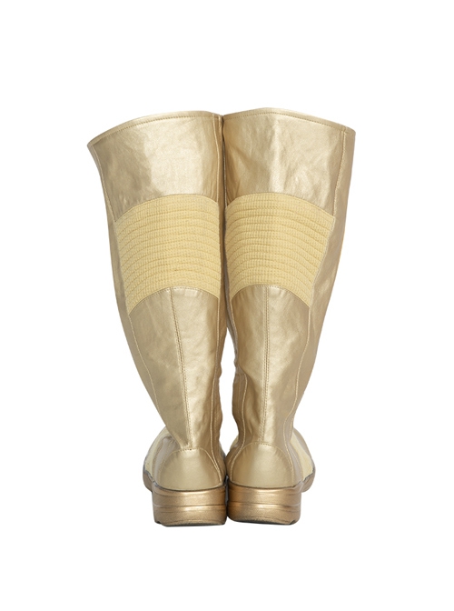 The Flash Season 8 Barry Allen Golden Battle Boots Version Halloween ...