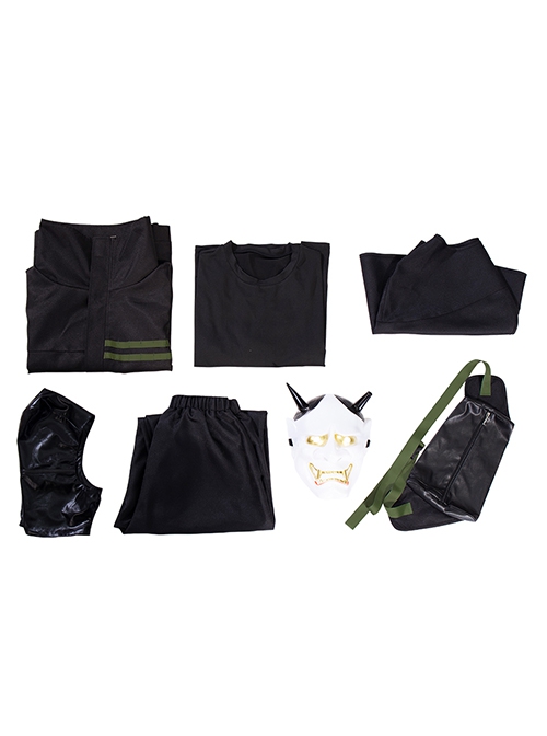 Game Ghostwire Tokyo Hannya Outfit Halloween Cosplay Costume Full Set ...