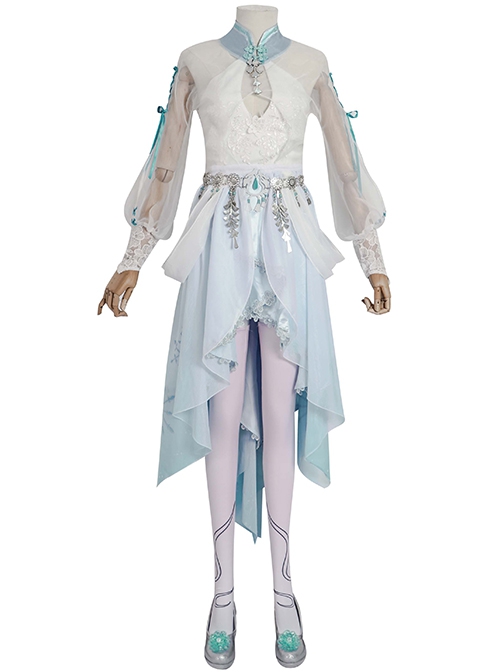Game Naraka Bladepoint Justina Gu Outfit Glacial Cascade Halloween ...