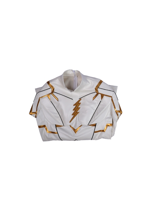 The Flash Season 5 Godspeed August Heart White Battle Suit Halloween ...