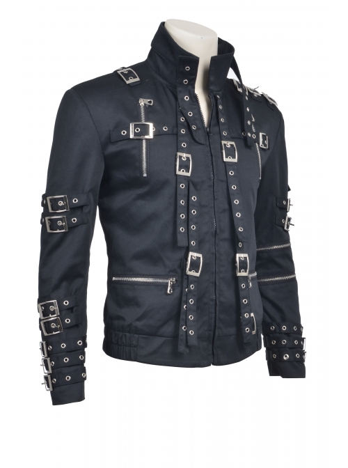 Michael Jackson Cosplay Costume Black Uniform Cloth Jacket - Magic ...