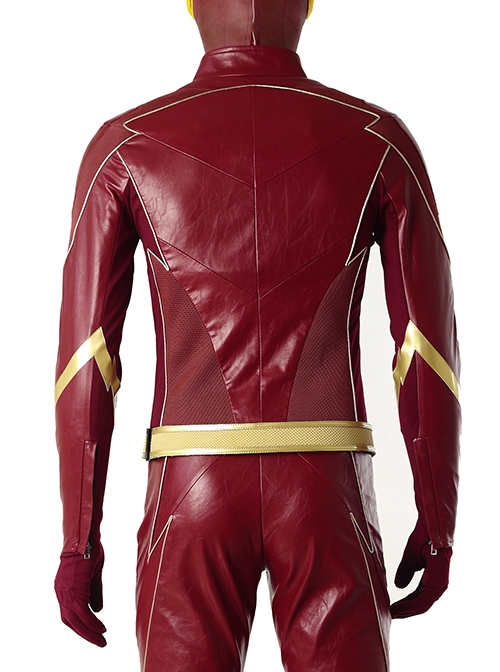 The Flash Season 4 The Flash Barry Allen Battle Suit Halloween Cosplay ...