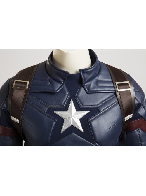 Captain America Civil War Captain America Cosplay Costume Upgraded ...