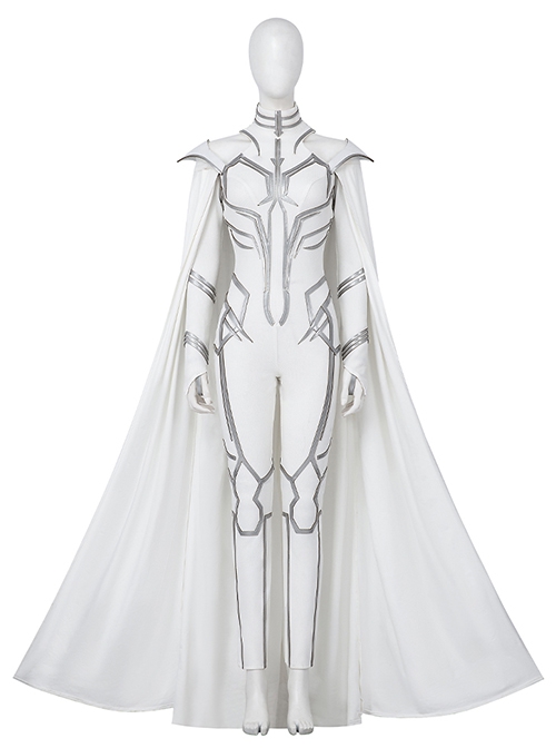 Comics What If Season 2 Hela White Outfit Halloween Cosplay Costume Set ...