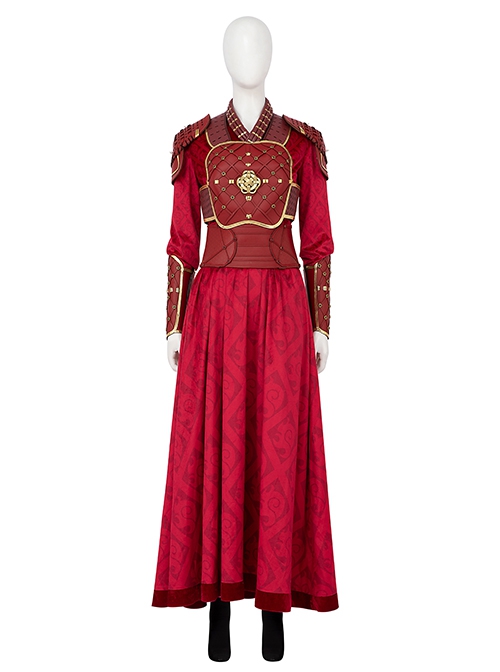 Comics What If Season 2 Hela Red Battle Suit Halloween Cosplay Costume ...
