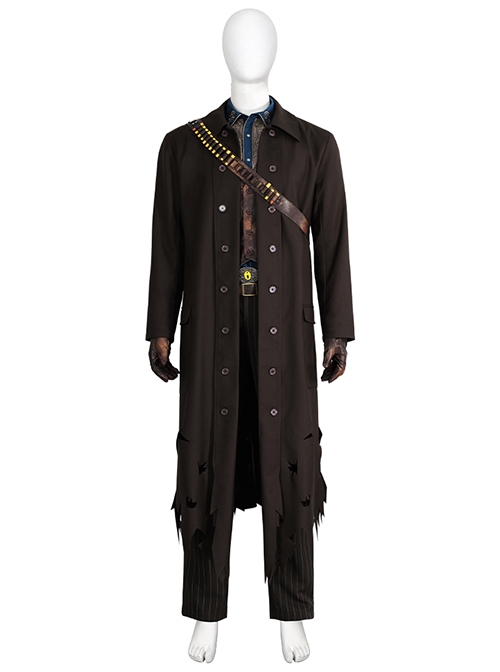 TV Drama Fallout The Ghoul Cooper Howard Halloween Cosplay Costume Set ...