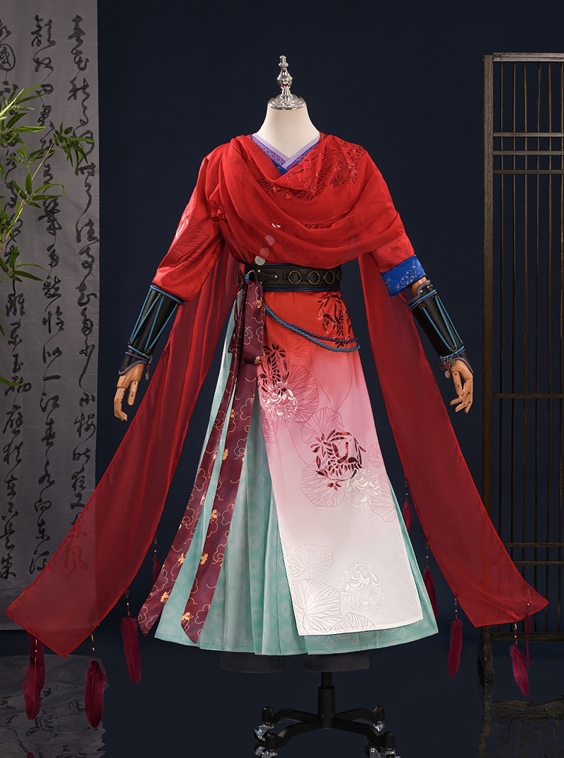Game Where Winds Meet An Liuli Halloween Cosplay Costume Set