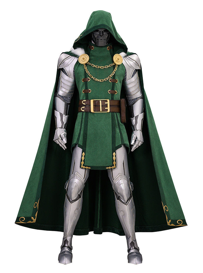 Marvel Tokon Fighting Souls Doctor Doom Halloween Cosplay Costume Set ...