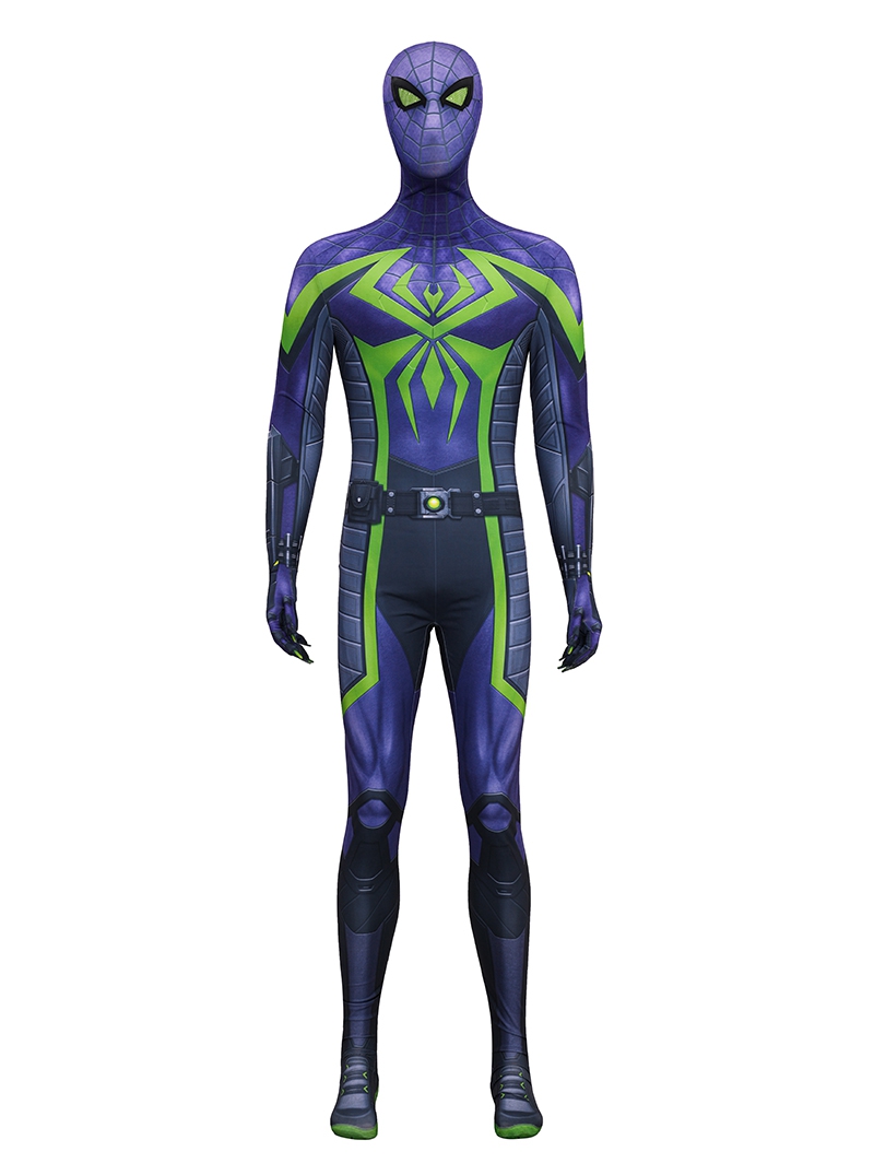 Game Marvels Spider Man 2 Spider Man Miles Morales Purple Reign ...