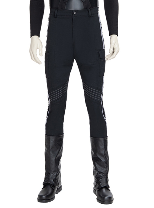 The Batman Bruce Wayne Black Battle Suit Halloween Cosplay Costume ...