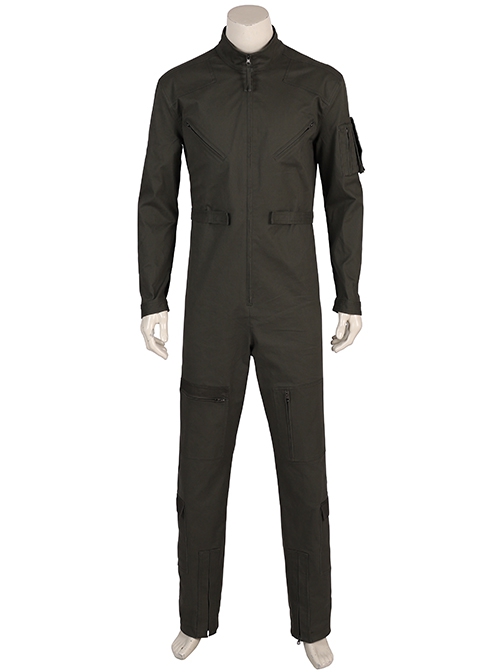 Movie Top Gun Maverick Captain Pete Mitchell Army Green Suit Halloween ...