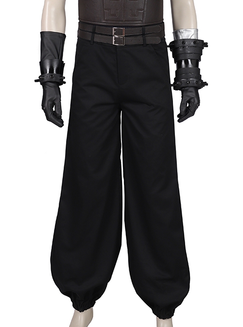 Final Fantasy VII Remake Cloud Strife Dark Blue Version Halloween ...