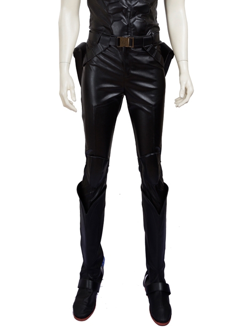 Batman Red Hood Jason Todd Black Trousers Halloween Cosplay Costume ...